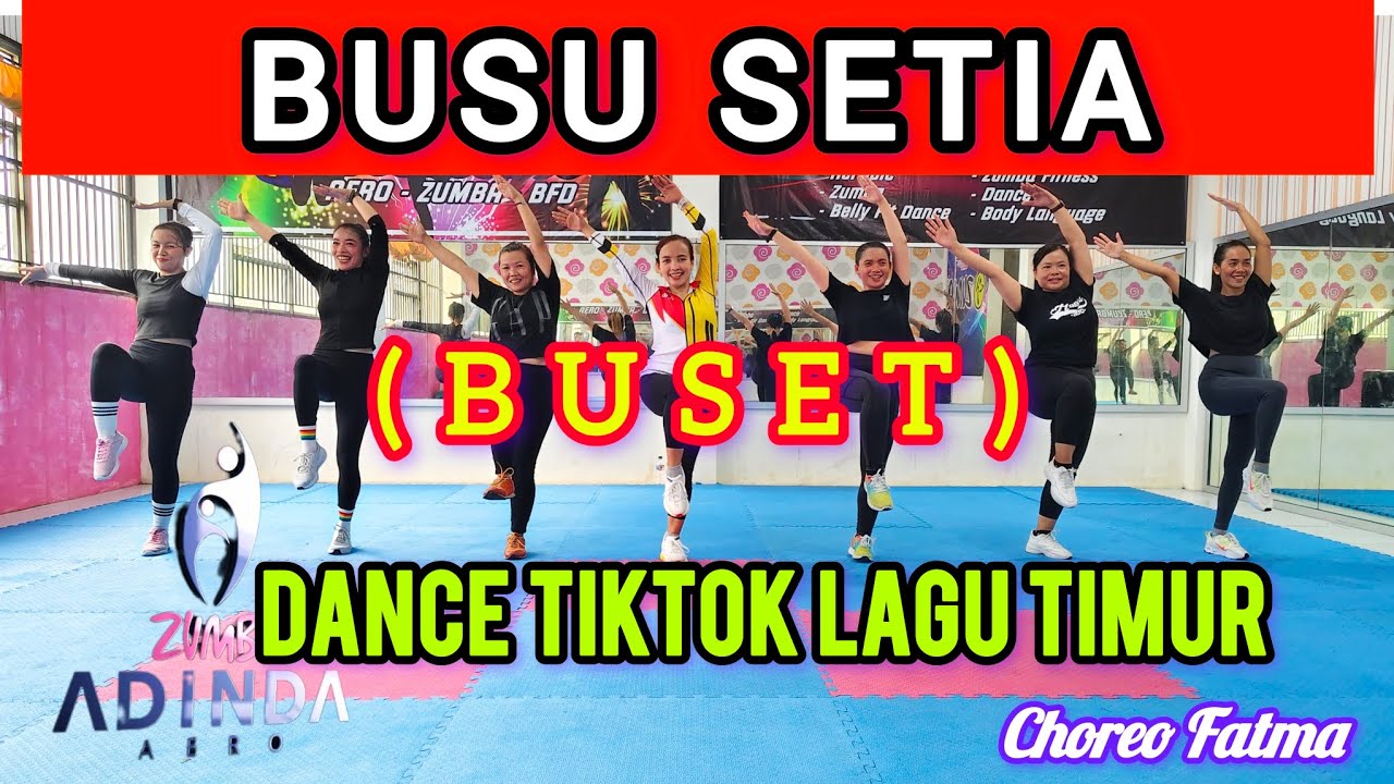 BUSU SETIA - DANCE TIKTOK LAGU TIMUR - SENAM KREASI - AERO DANCEMIX ...