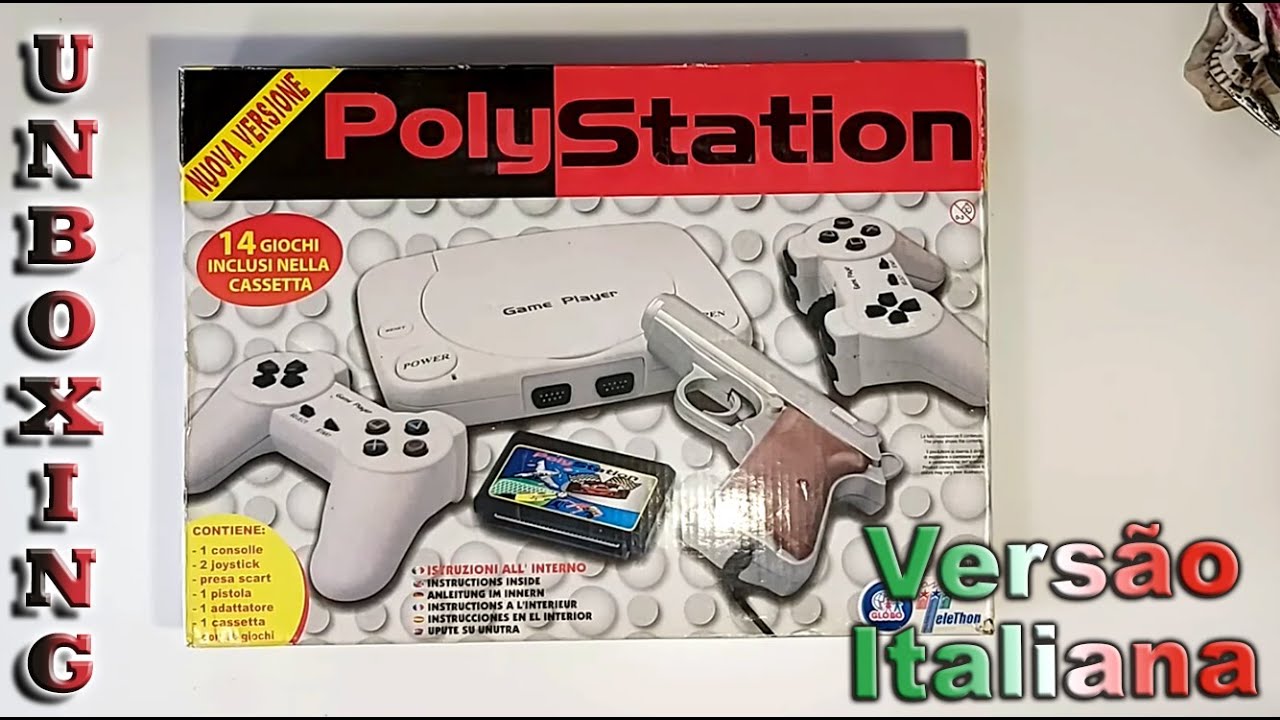 POLYSTATION EUROPEU - Famiclone Anos 90 - Unboxing - YouTube