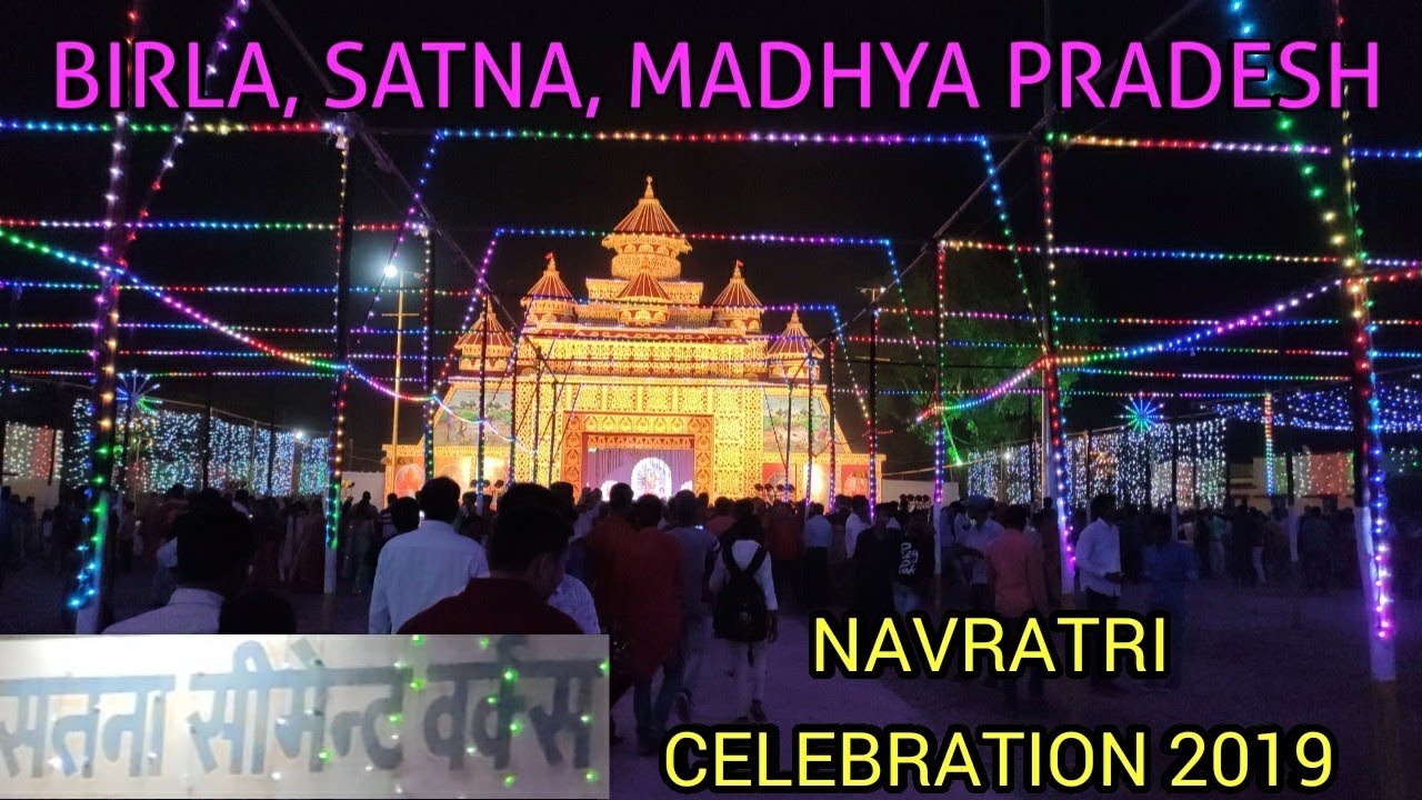 Navratri Celebration Satna Cement Works Birla Satna M.P. - YouTube