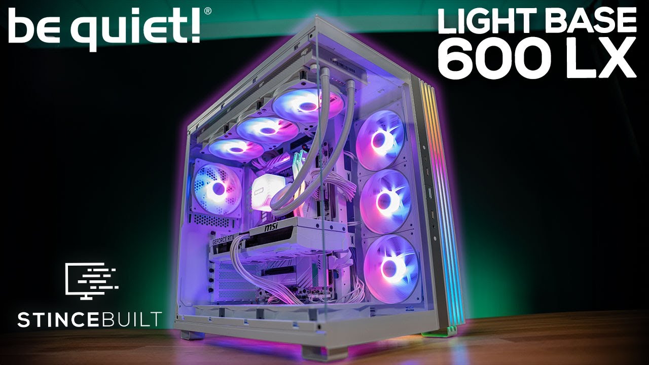be quiet! Light Base 600 LX Gaming PC BUILD! 9800X3D + RTX 5080 ...
