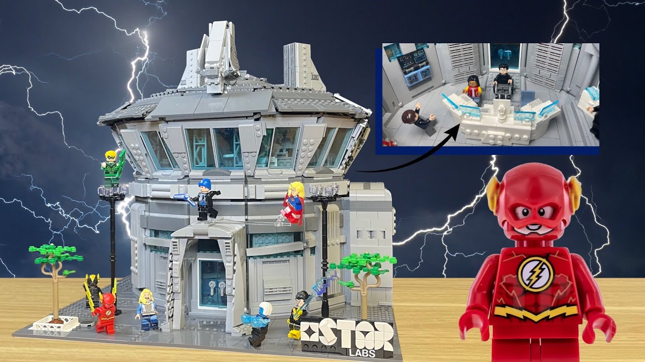I built STAR LABS out of LEGO / Central City MOC Part 1 - YouTube