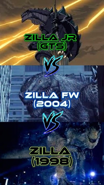 Zilla jr vs fw Zilla vs zilla (1998) - YouTube