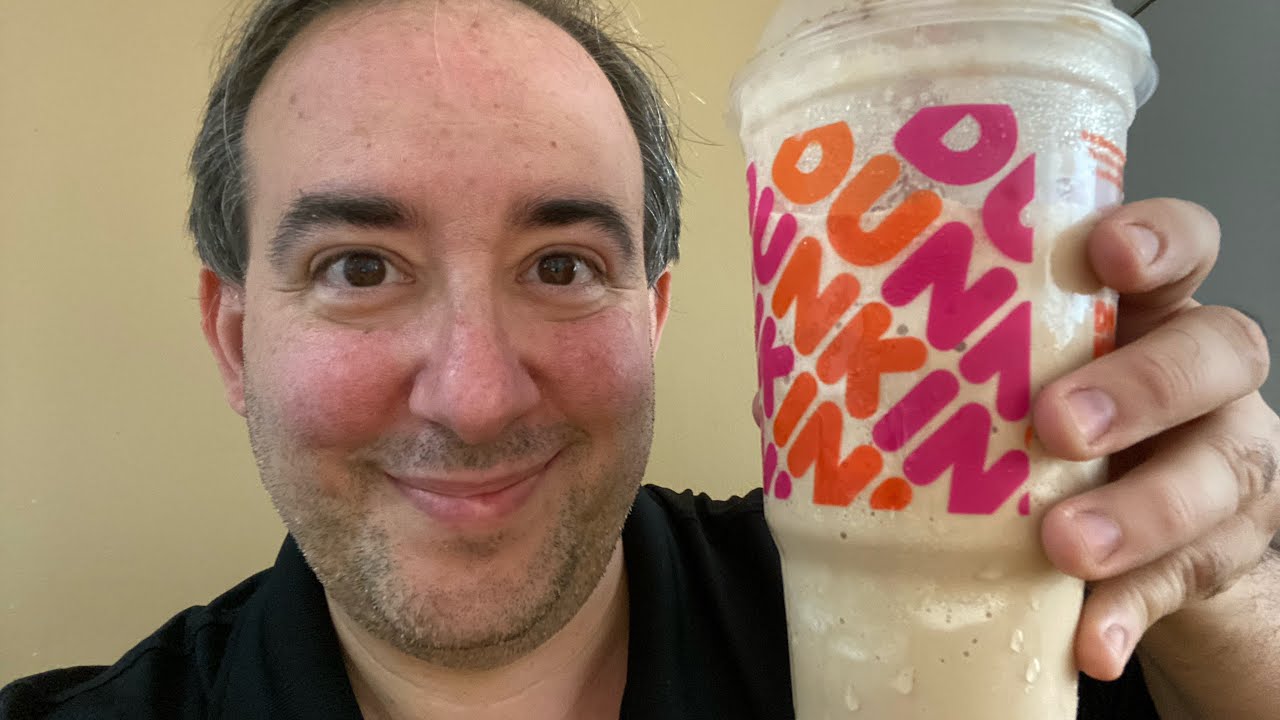Matrixlord Drinks Dunkin Cappuccino Blast! - YouTube