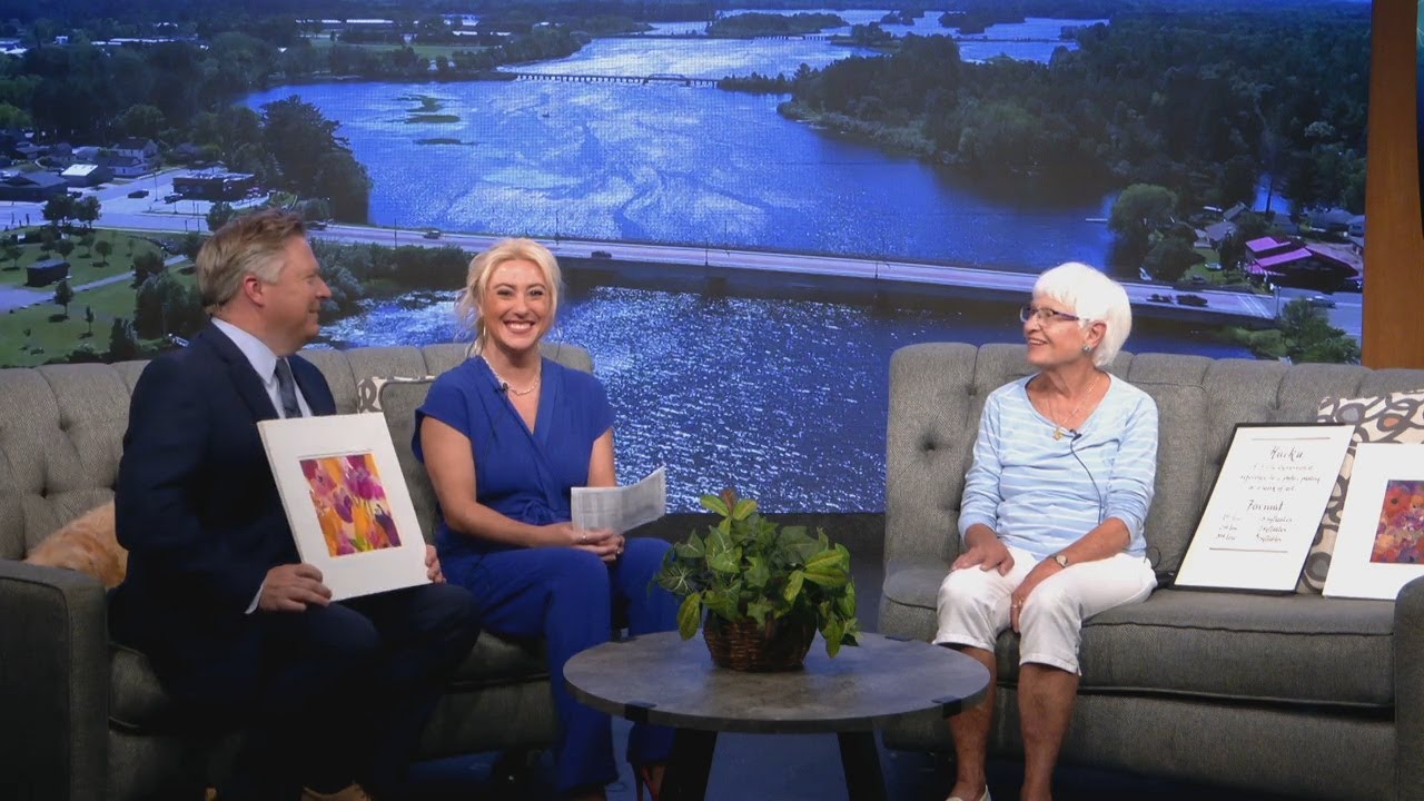 We meet a humble artist who shares her personal art journey (8-14-24 ...