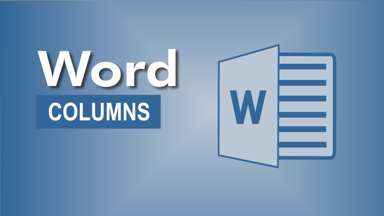 CREATING COLUMNS IN MICROSOFT WORD - YouTube