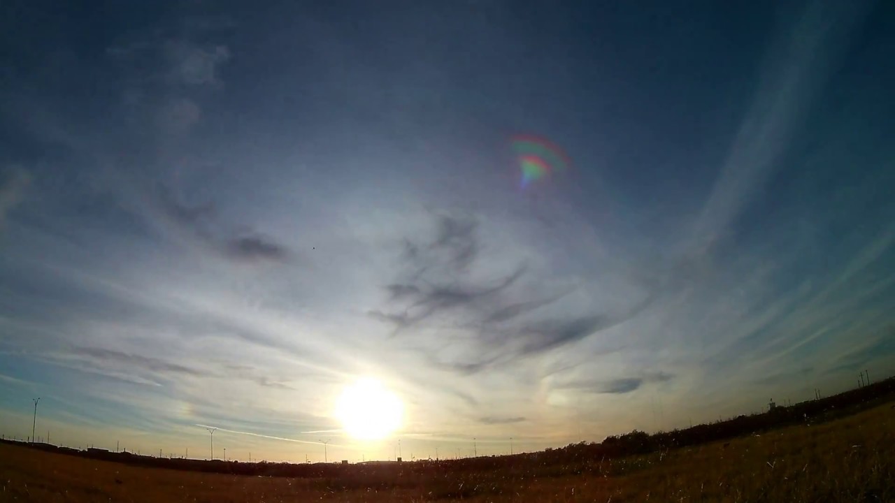 Lubbock sunset 2016-12-20 - YouTube