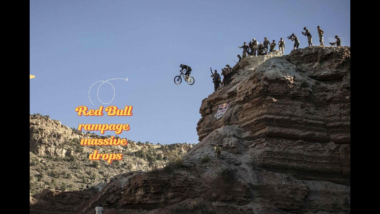 The massive drops from Red Bull Rampage!!! - YouTube