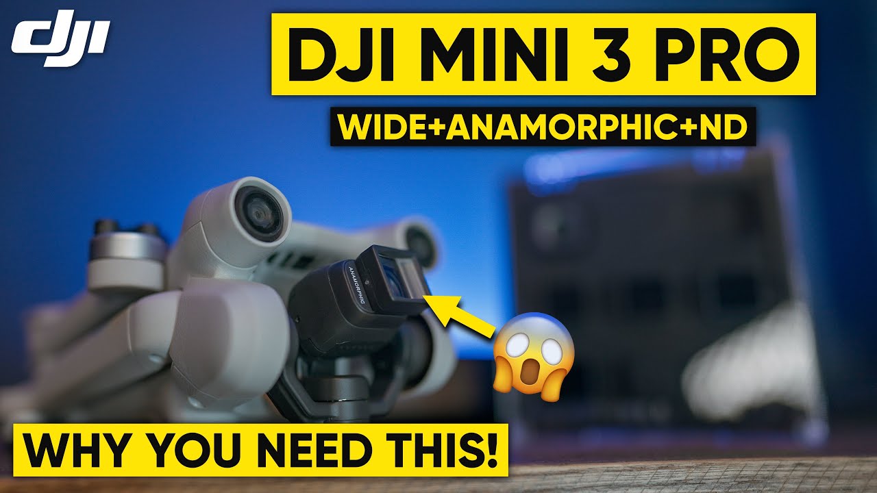 DJI MINI 3 PRO - The Best Lens UPGRADE? Wide-Angle & Anamorphic Lens ...