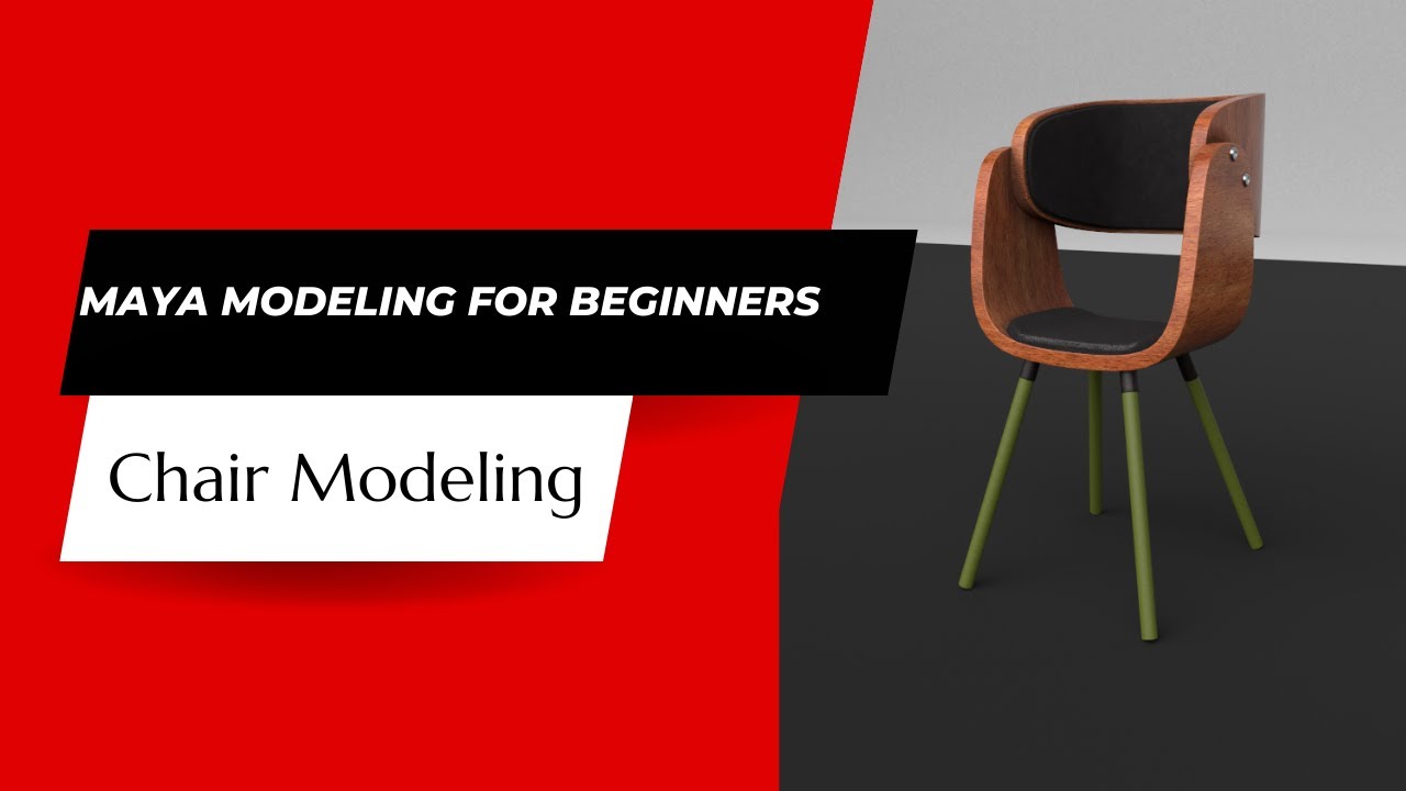 Chair Modeling/Maya tutorial video for beginners/Substance painter ...
