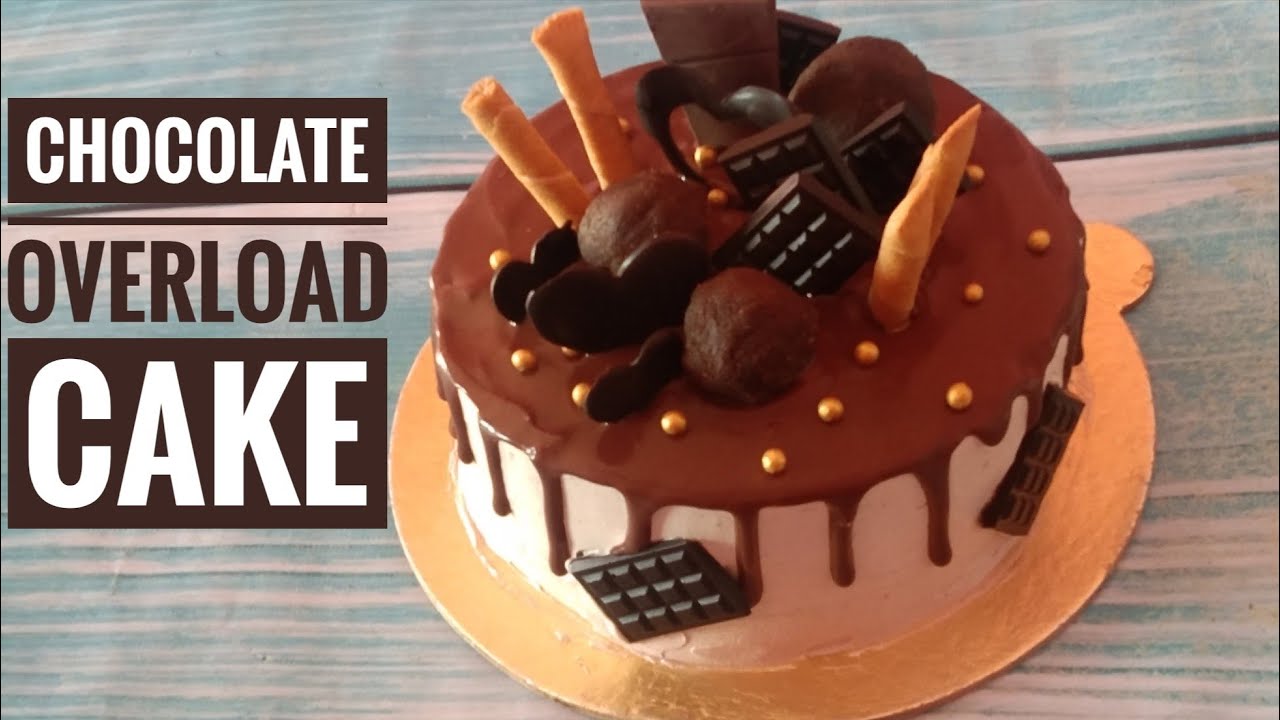 2 eggs chocolate overload cake||Chocolate overload cake recipe||Simple ...