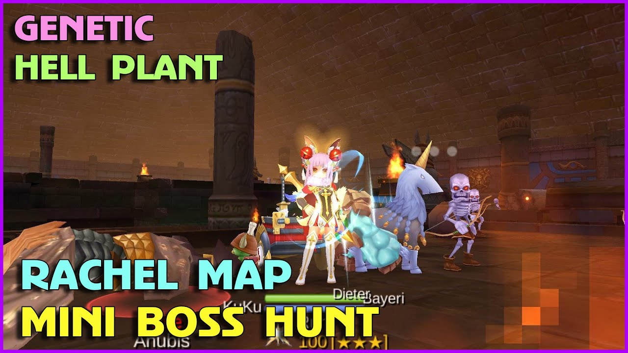 Genetic Hell Plant | Mini Boss Hunt | Rachel Map | Ragnarok M Eternal ...