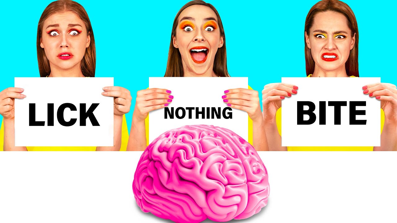Bite, Lick or Nothing Challenge | Funny Moments by DaZaZa Challenge ...