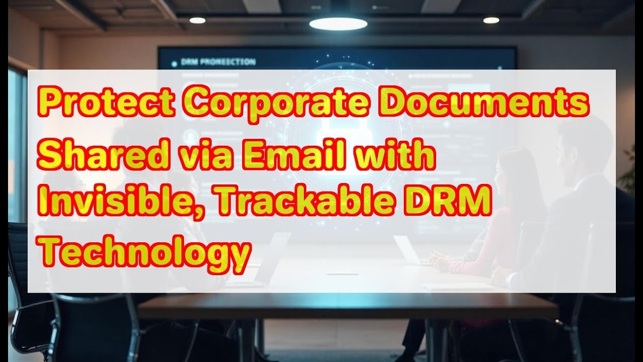 Protect Corporate Documents Shared via Email with Invisible, Trackable ...