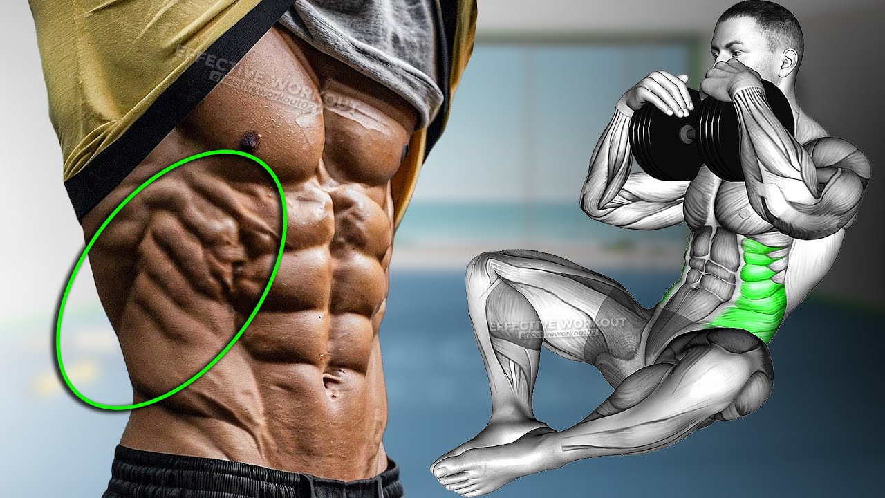Build V-Cut Abs using Dumbbell Only (6 Effective Exercises) - YouTube