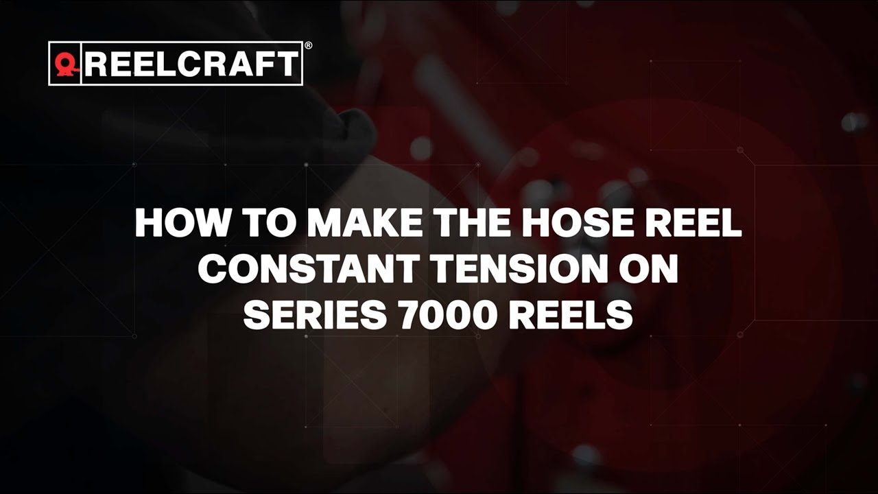 How To Convert Your Reel To Constant Tension - Reelcraft Series 7000 ...