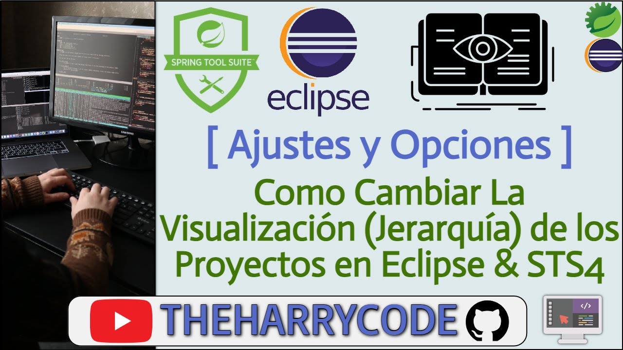 Curso de Eclipse & STS4 | Como Cambiar La Visualización (Jerarquía) de los Proyectos en Eclipse ...