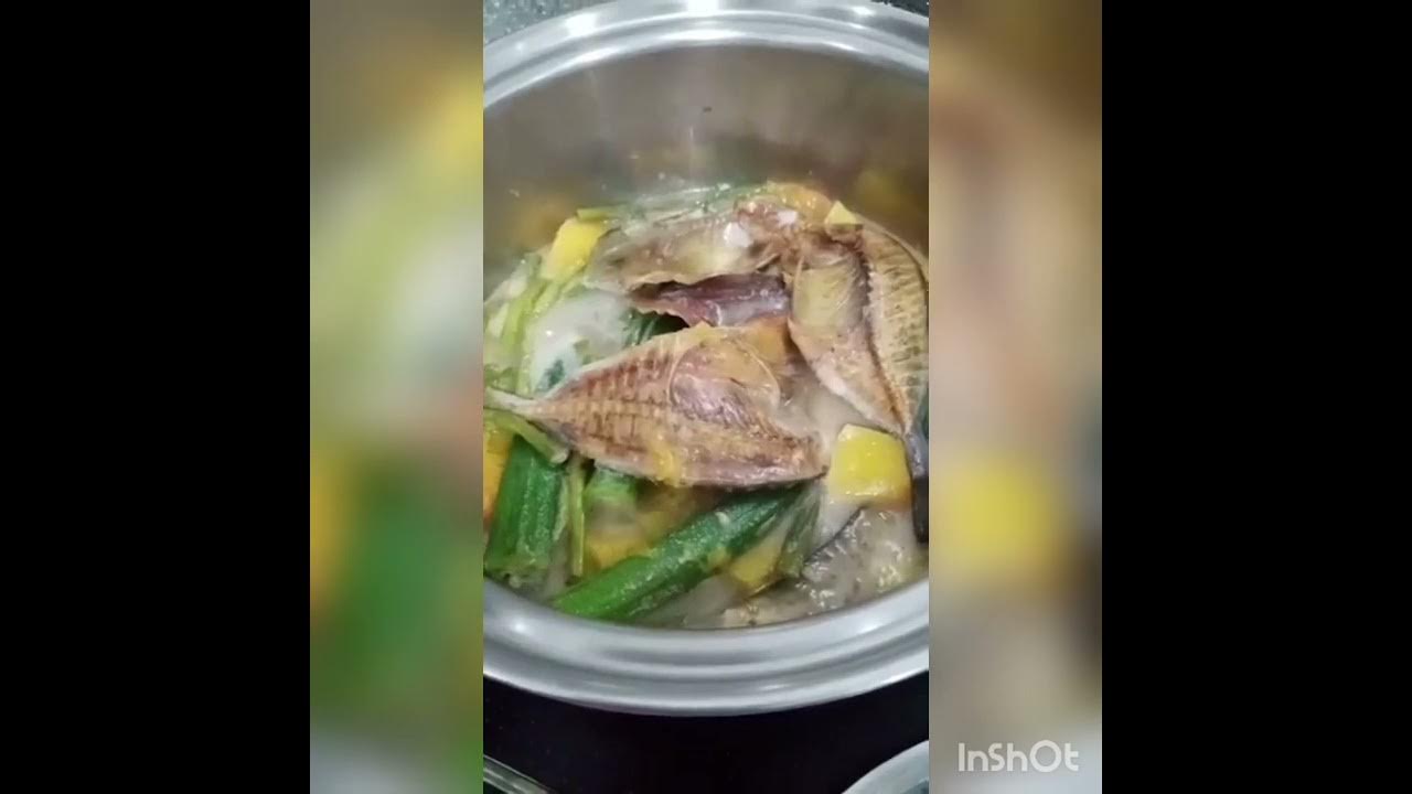 ginataang gulay at pritong tilapia - YouTube