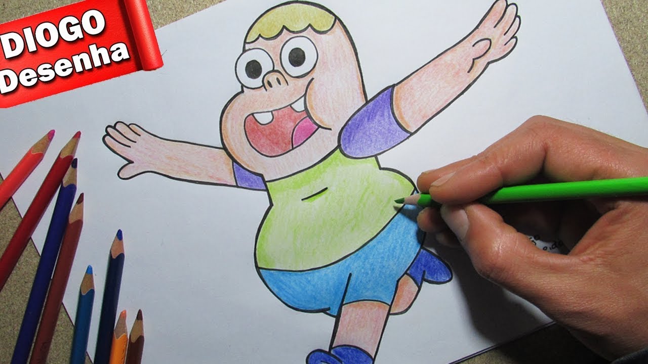 COMO DESENHAR CLARÊNCIO O OTIMISTA - super fácil - YouTube