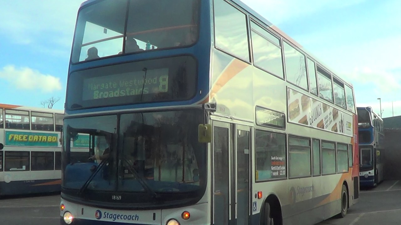 Stagecoach Bus Route 8 Departing Canterbury Bus Station 16th February stagecoach-bus-route-8-departing-canterbury-bus-station-16th-february