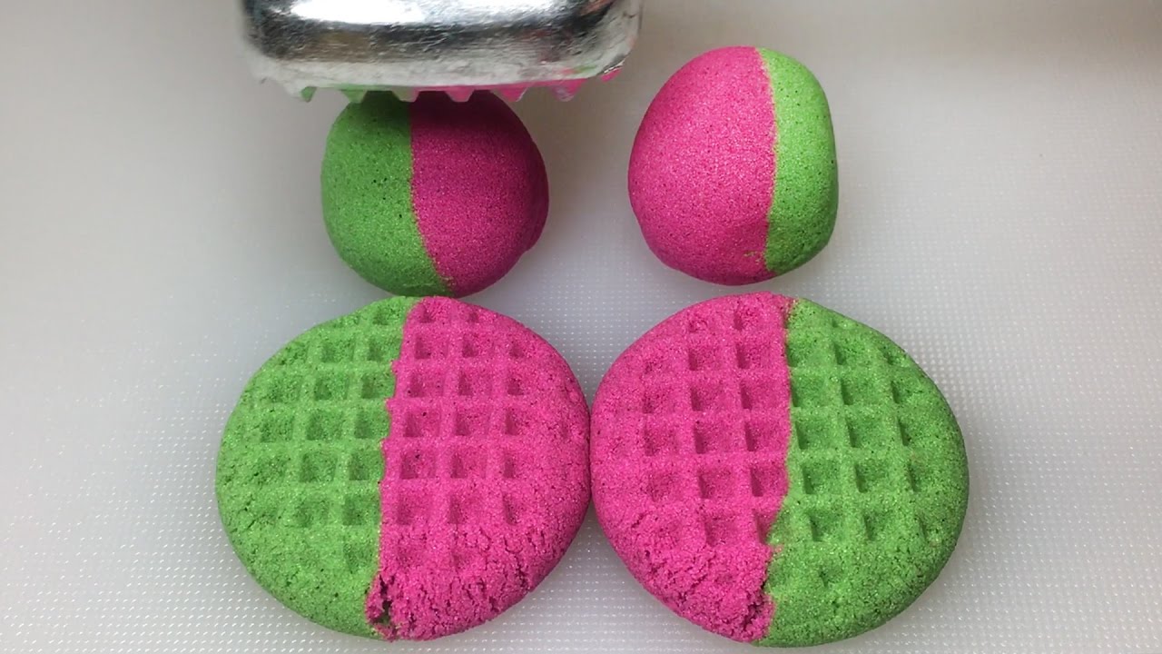 Satisfying Kinetic Sand Cutting Compilation #10 - YouTube