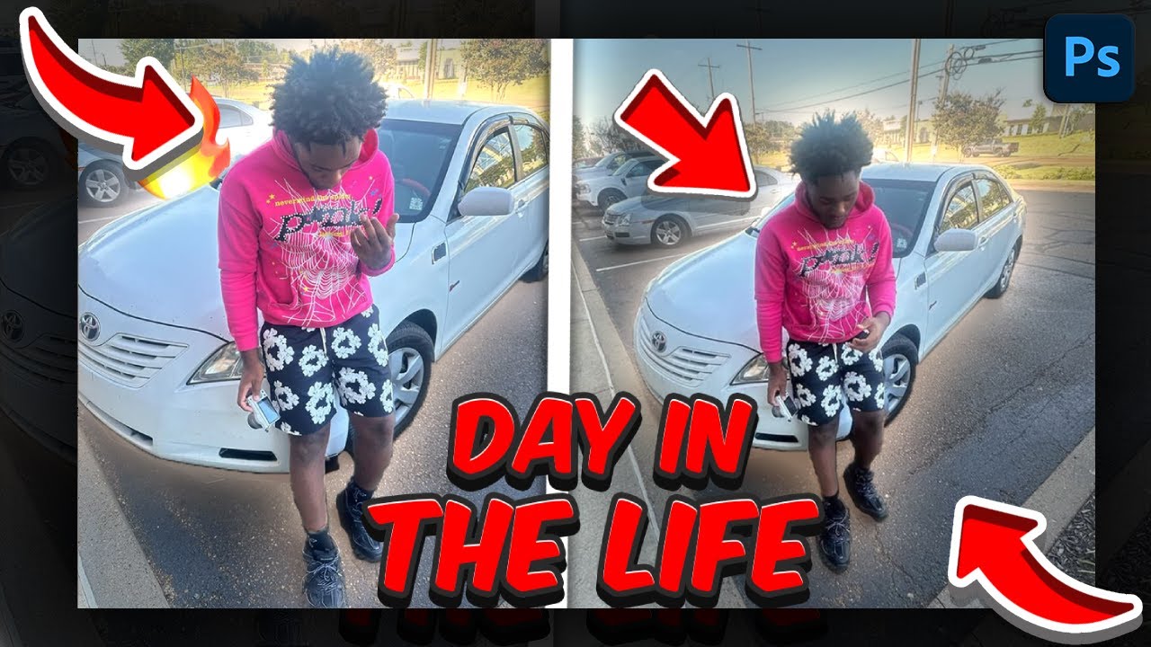 How To Make Irl Thumbnails In Photoshop (2024 SpeedArt) - YouTube