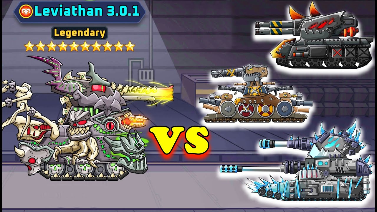 Tank Arena Steel Battle : Tank Leviathan 3.0.1 As A Boss - YouTube