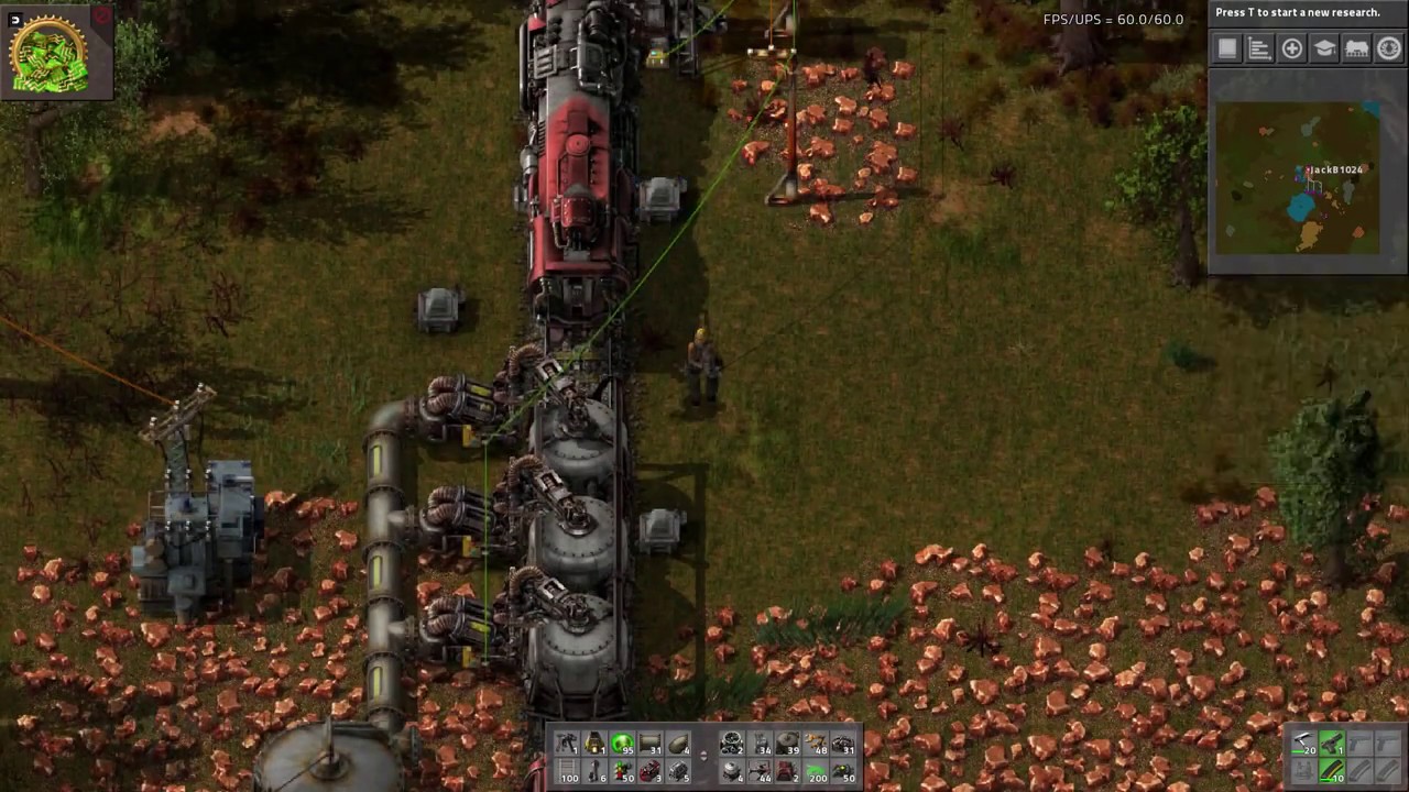 Factorio Uranium Mine Sulfuric Acid Refilling with Circuit Networks ...