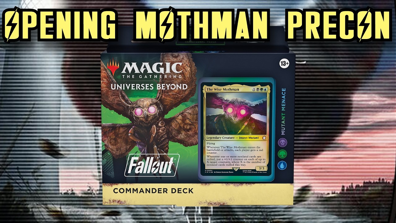 Fallout Meets Magic: Mothman Commander Deck Reveal! - YouTube