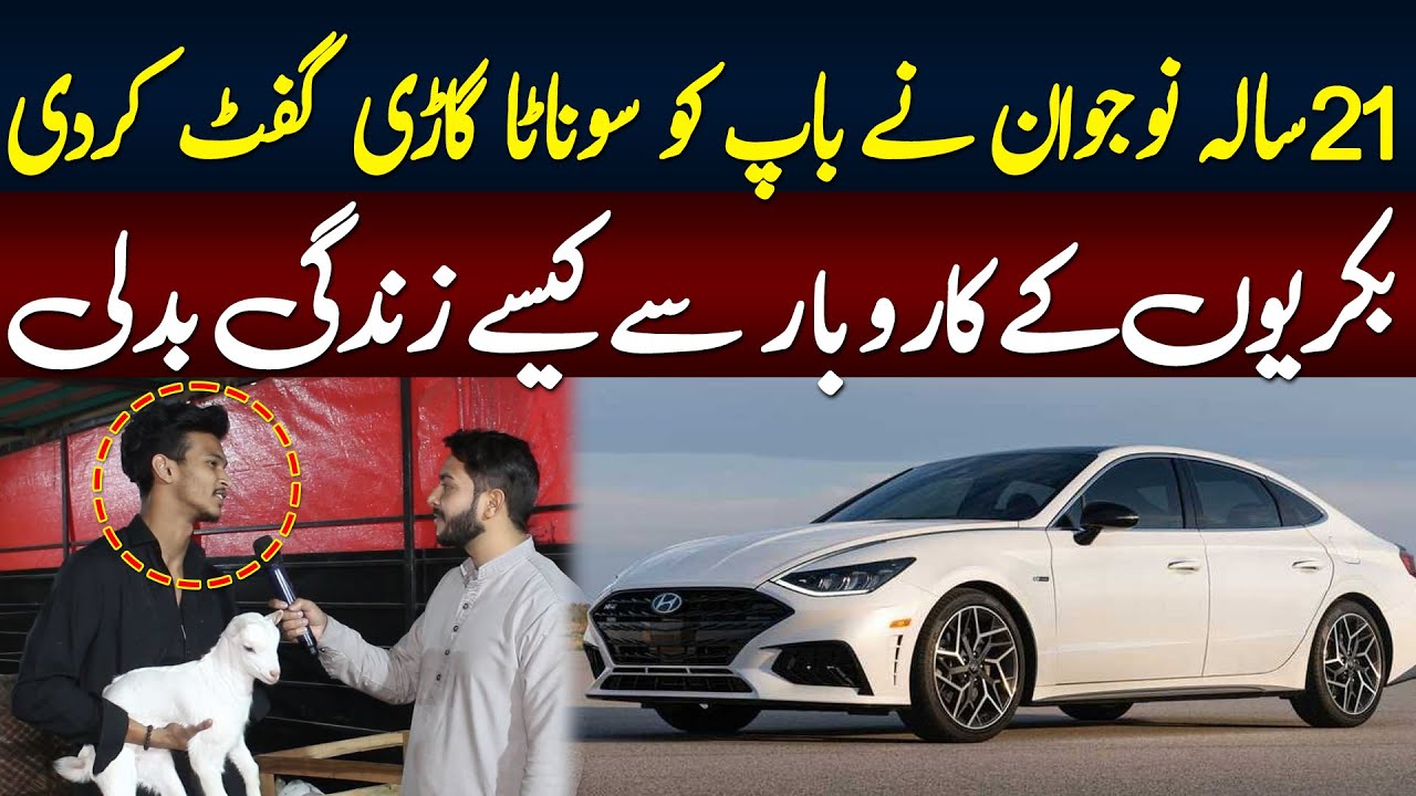 Nojawan nay apny Baap ko Sonata Car gift krdi | Teddy Goat Farming ...