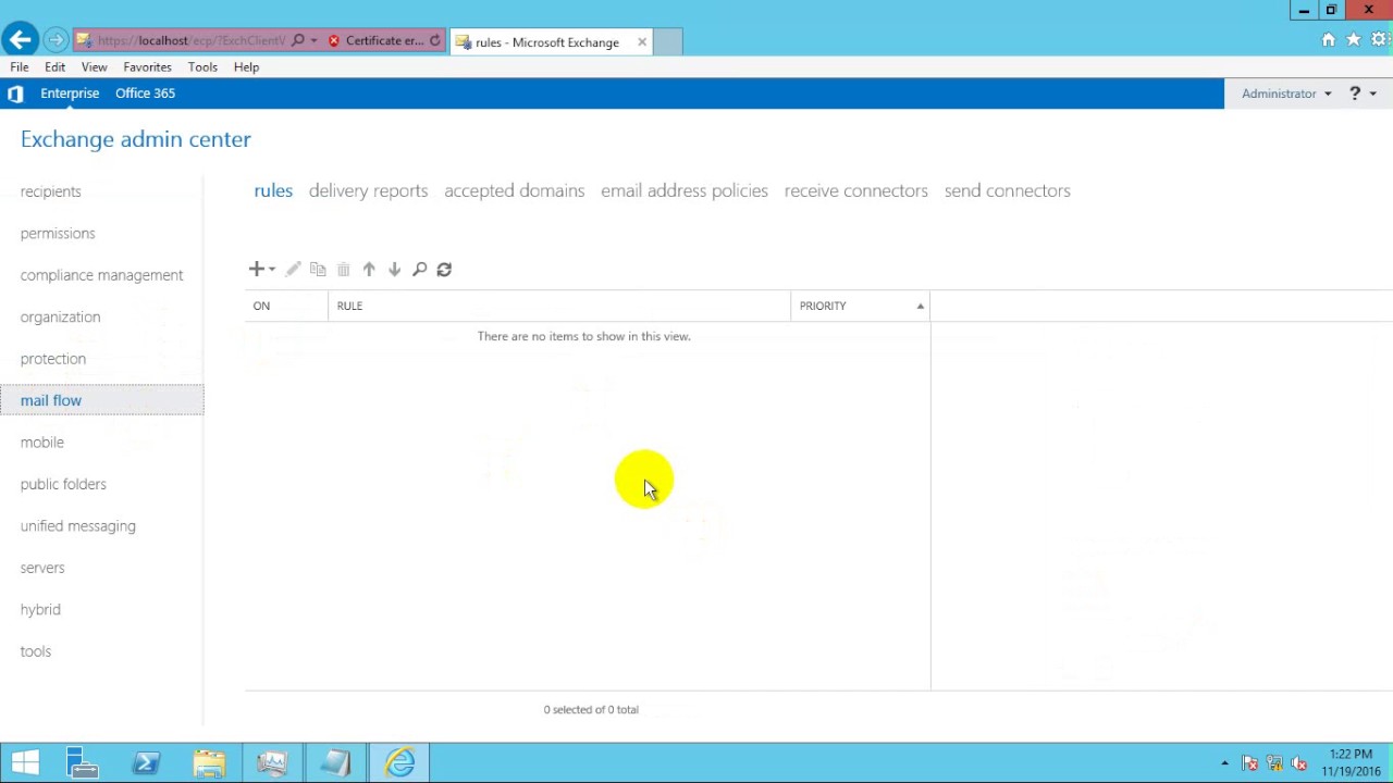 Configuring Receive Connector on Exchange 2016 - YouTube