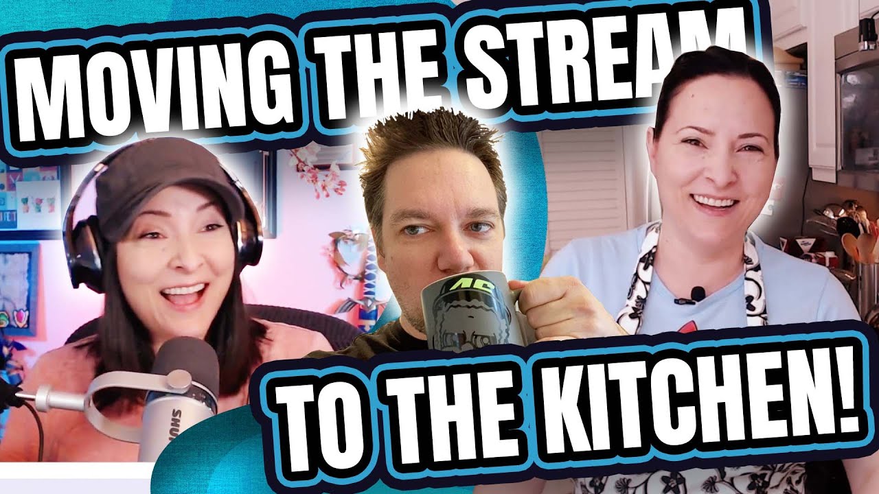 Setting up for a cooking stream... Behind the scenes! - YouTube