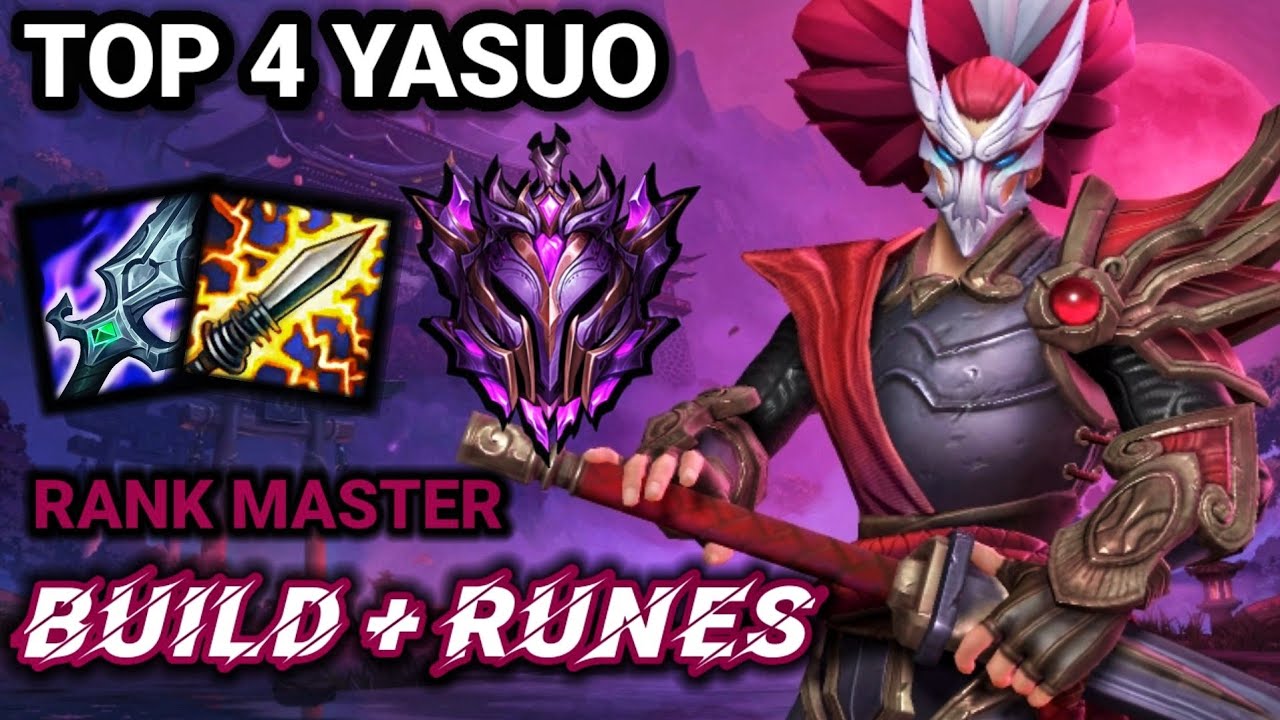 Wild Rift Top 4 Yasuo - Master Full Ranked - YouTube