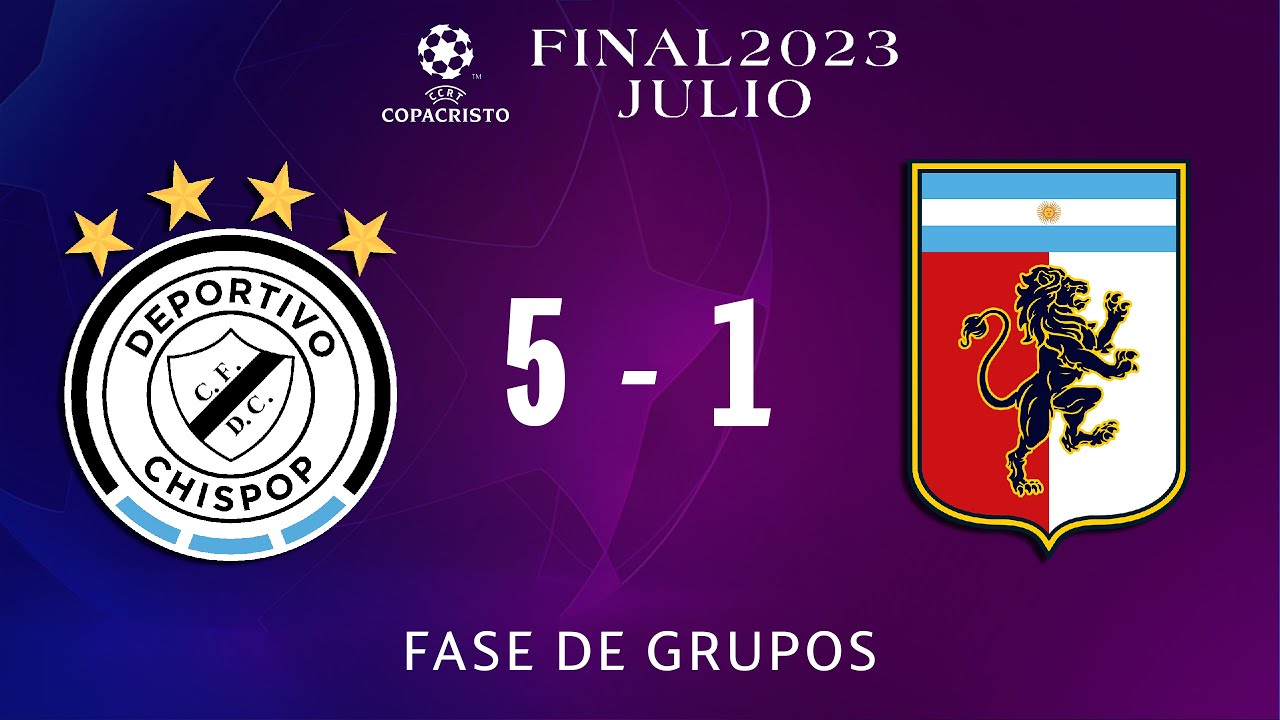 DEPORTIVO CHISPOP - NUEVA ORDEN F.C ( 5-1 ) | COPA CRISTO JULIO2023 ...