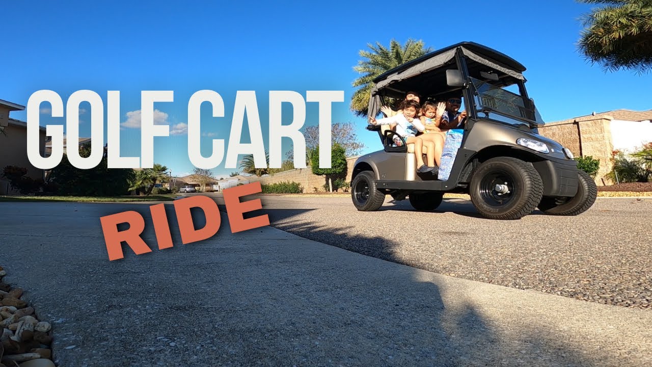 Golf Cart ride 🏎️[ Exploring THE VILLAGES FL] Family trip Part 3 - YouTube