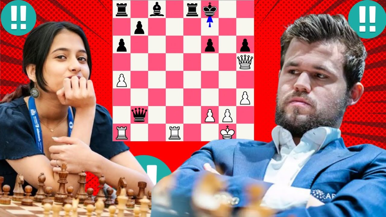 Mastermind Magnus Carlsen vs Divya Deshmukh 73 - YouTube