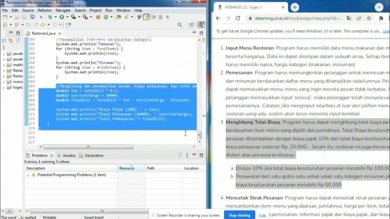 Tugas 2 Pemrograman Berbasis Desktop - YouTube