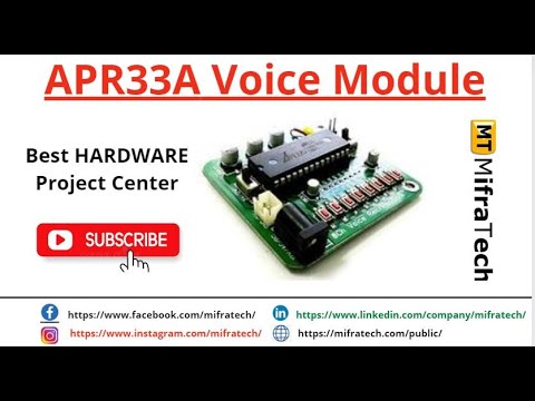 APR33A Voice Module - Mifratech#bestsensorprojects#bestarduinoprojects# ...