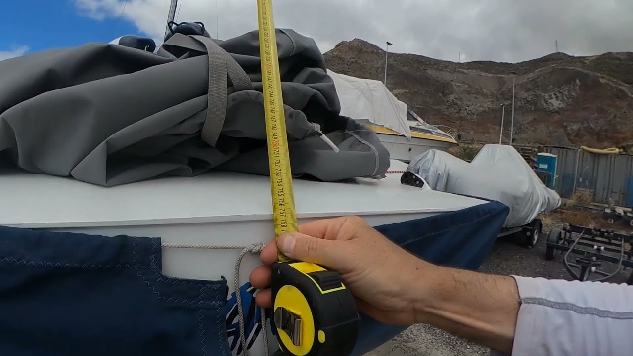 flying fifteen mast rake - YouTube