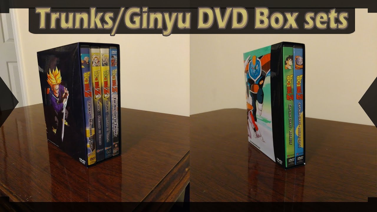 Captain Ginyu and Trunks DVD Box set released!!! - YouTube