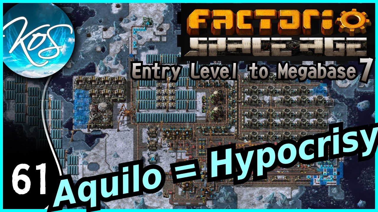 61 - Pro Gamer's Very Considered Opinion on Aquilo - Factorio Entry ...