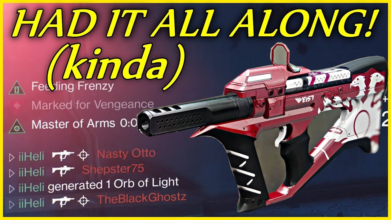 I'VE HAD IT ALL ALONG! (kinda..) (Recluse SMG - Destiny 2 Season of ...