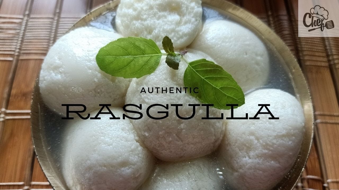 Authentic homemade Rasgulla Recipe Only Made With Chenna - YouTube