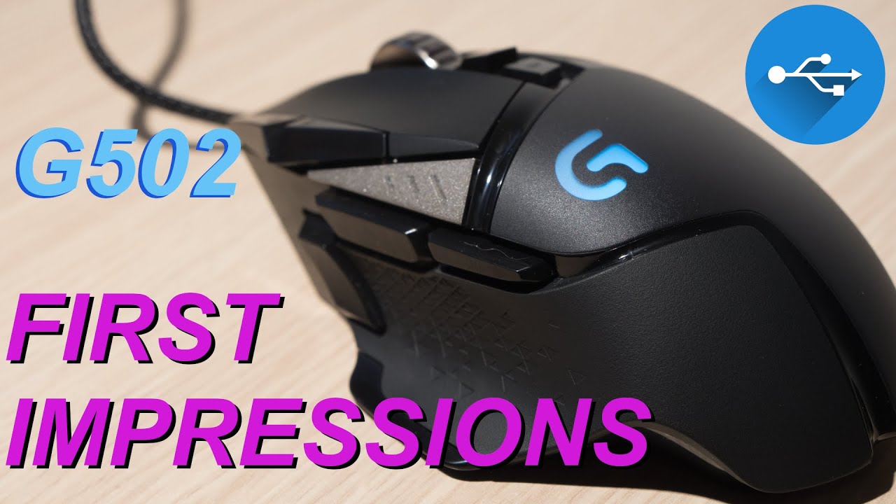 Logitech G502 HERO Gaming Mouse : First Impressions - YouTube