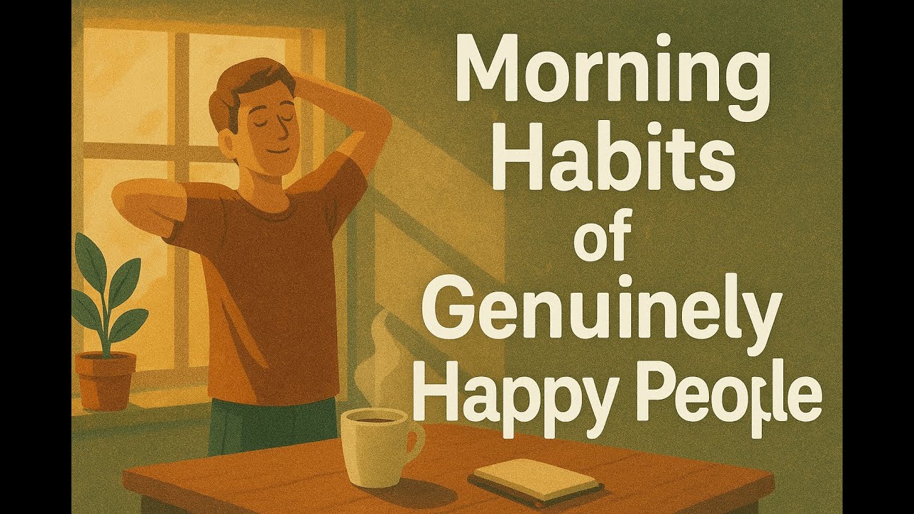 Morning Habits of Genuinely Happy People | Start Your Day with Joy ...