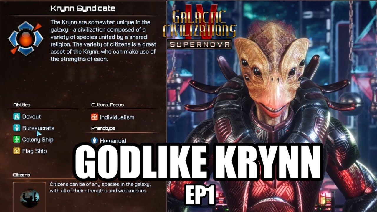 Galactic Civilizations 4: Krynn Syndicate - Ep1 (Godlike Difficulty ...