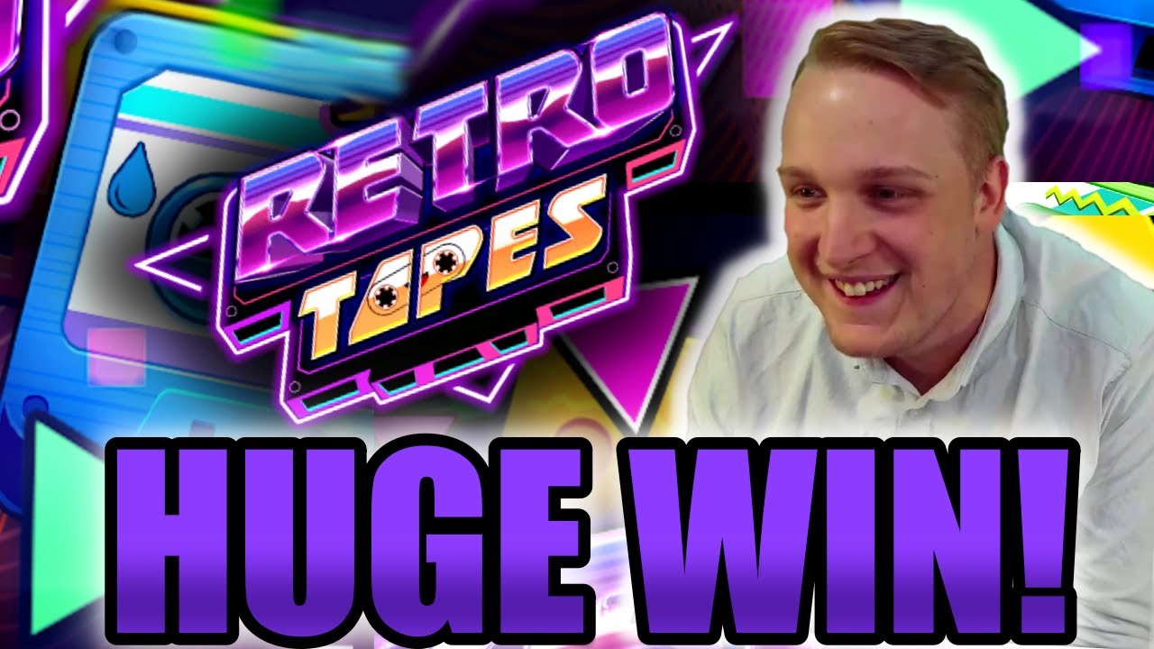 🔥CASINODADDY'S HUGE WIN ON RETRO TAPES (Push Gaming) SLOT 🔥 - YouTube