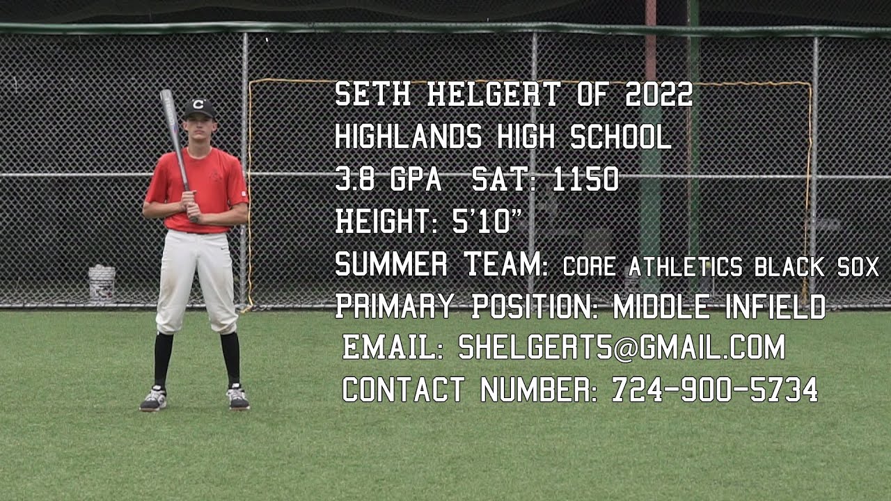 Seth Helgert Class of 2022 - YouTube