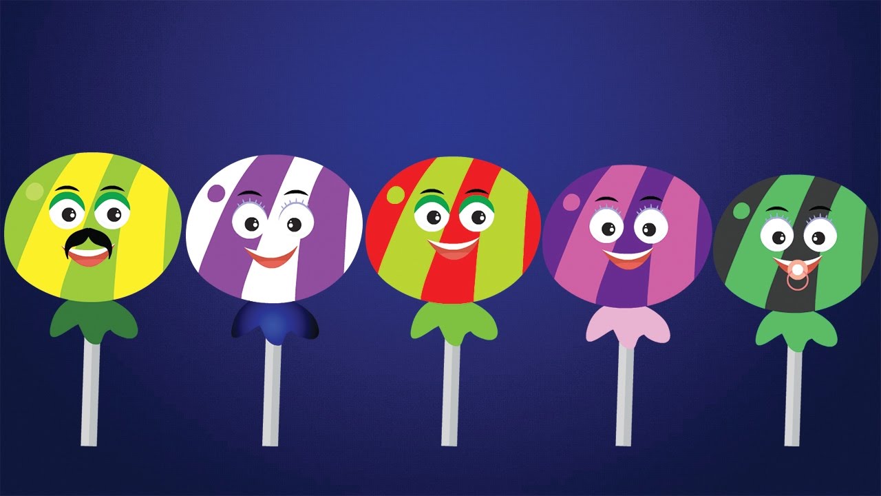 The Finger Family Candy Pop Family | Nursery Rhyme | Christmas Finger ...