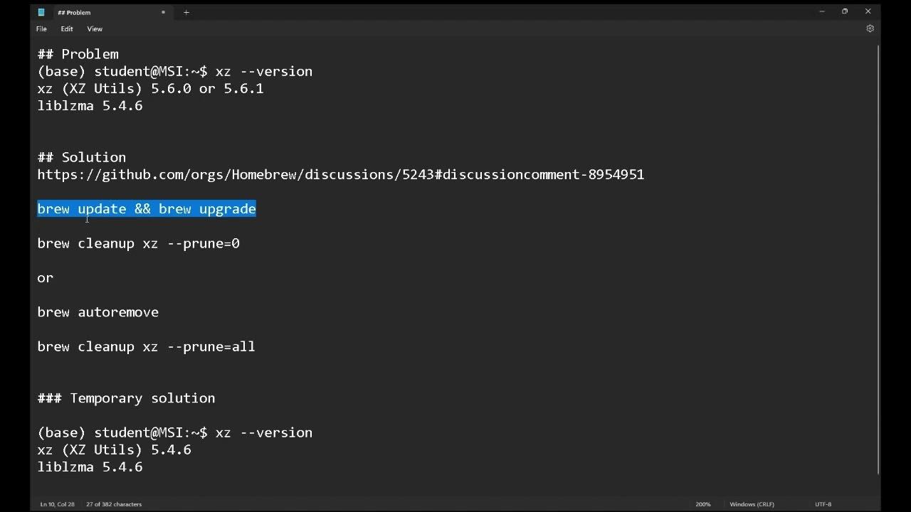 xz backdoor solution - YouTube