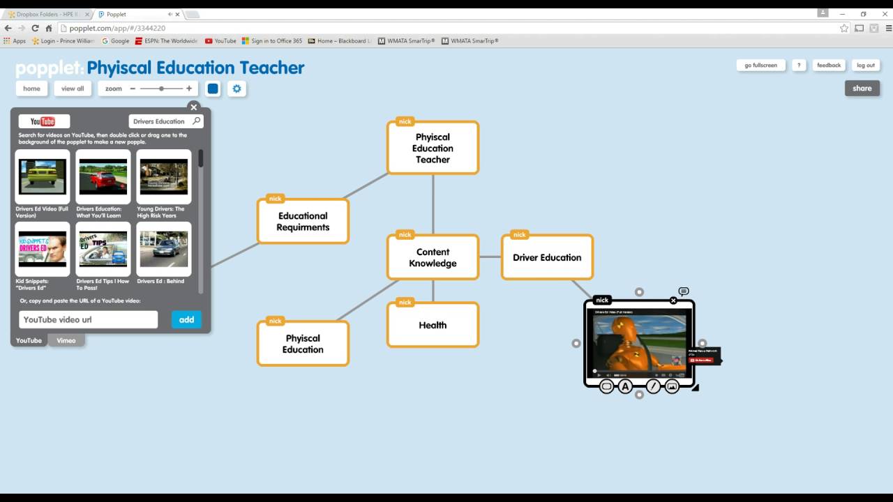 Using Popplet Module 7 - YouTube